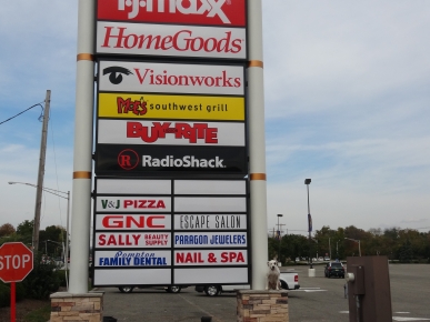 Signs Designed & Fabricated for Multi-Tenant Shopping Centers | Butler ...