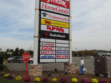 Signs Designed & Fabricated for Multi-Tenant Shopping Centers | Butler ...