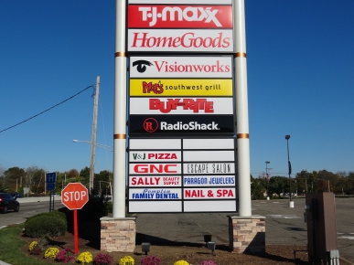 Signs Designed & Fabricated for Multi-Tenant Shopping Centers | Butler ...